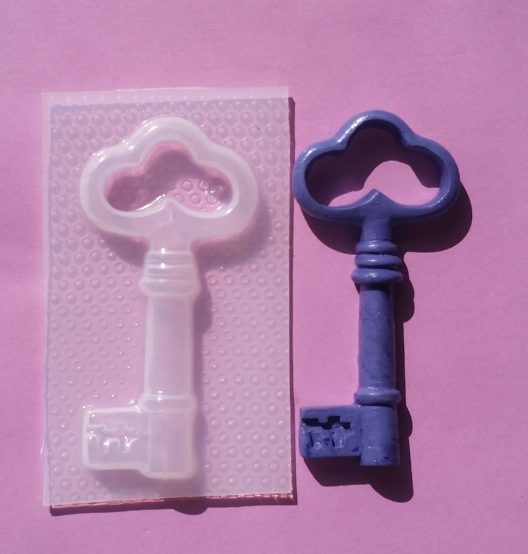 Skeleton Key Mold Resin, Soap, Candle, Wax Melt, Bath Bomb, Fondant ...