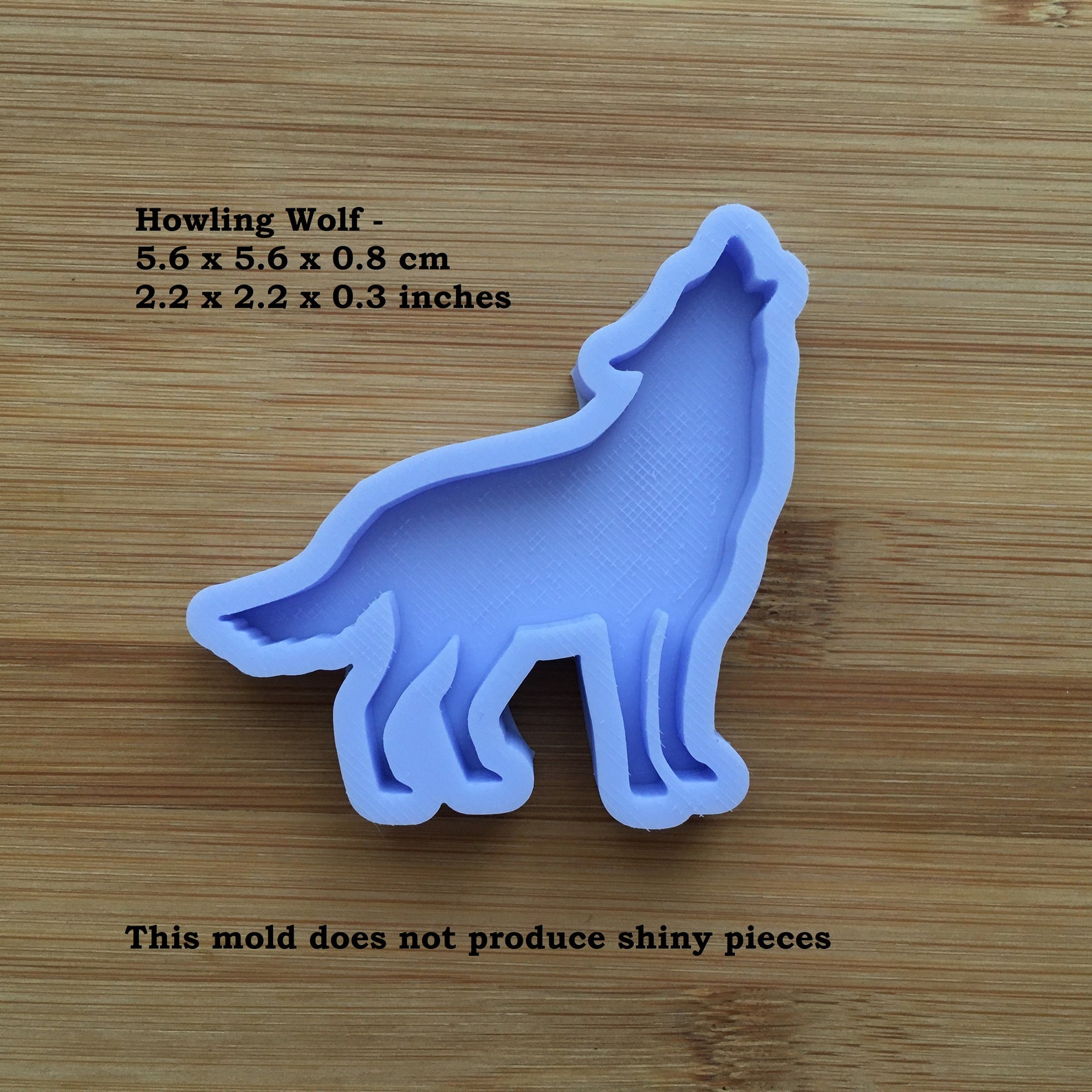 Wolf Silicone Mold, Food Safe Silicone Rubber Mould for Resin Polymer ...