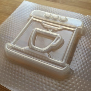 Barista Coffee Machine Plastic Mold Resin Molds UV Resin - Etsy