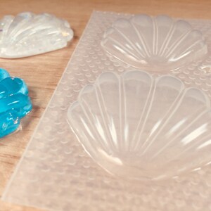 Large Bubble Seashell Resin Mold - Flexible Plastic Molds - Summer ...