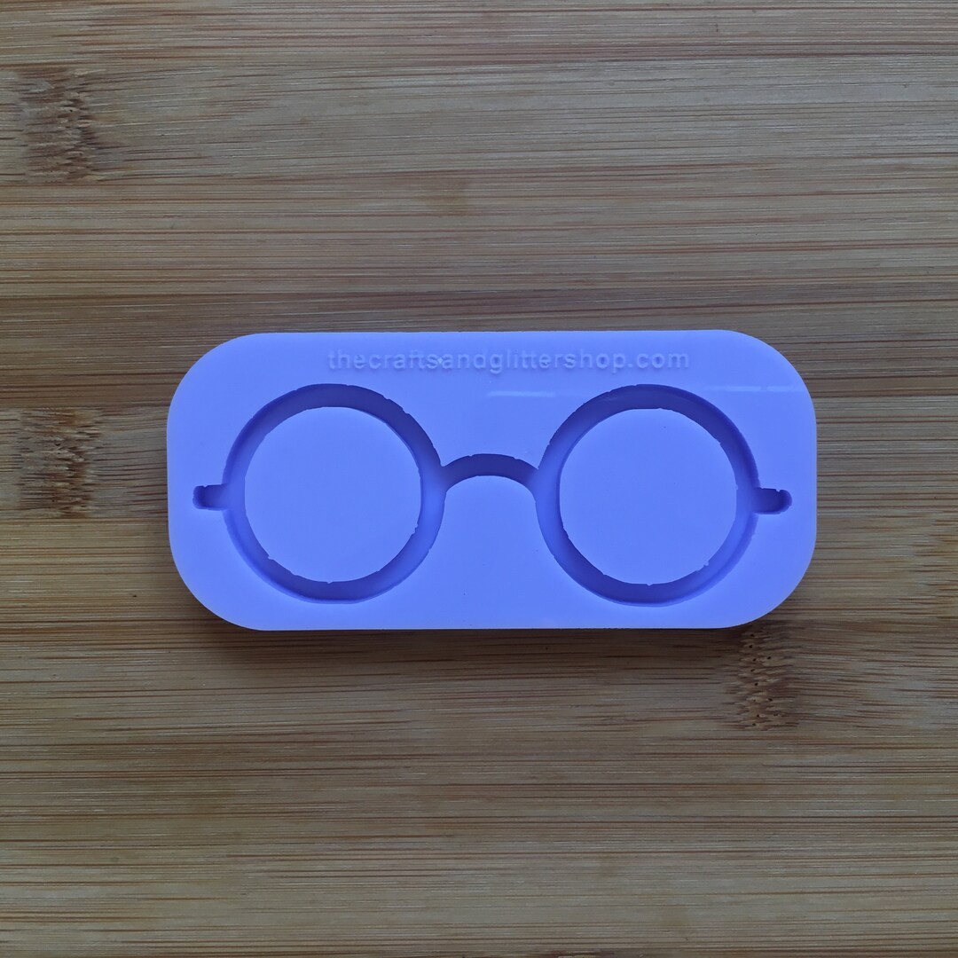Nerdy Glasses Silicone Mold Resin Mould, Epoxy Casting, Jewelry ...