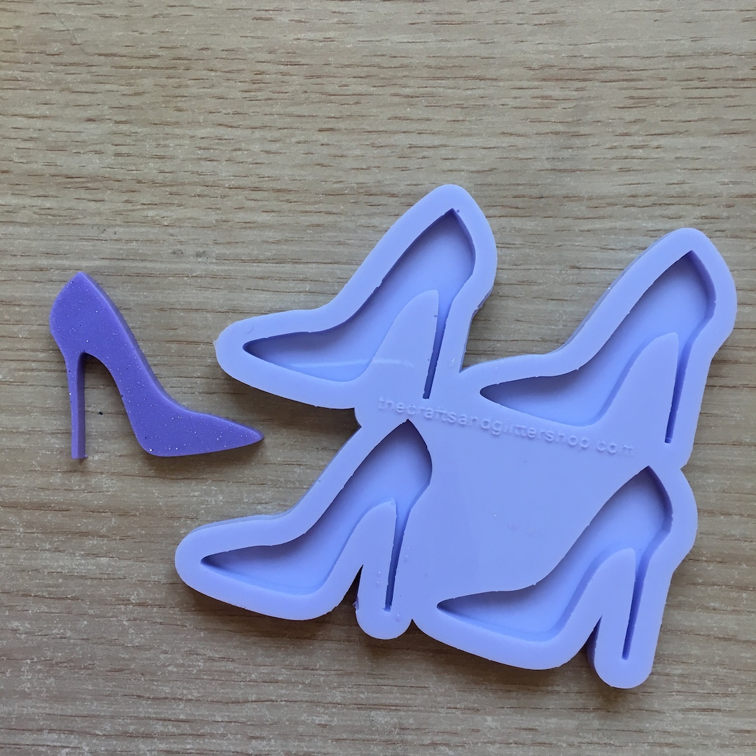 High Heel Silicone Mold, Food Safe Silicone Rubber Mould for Resin ...