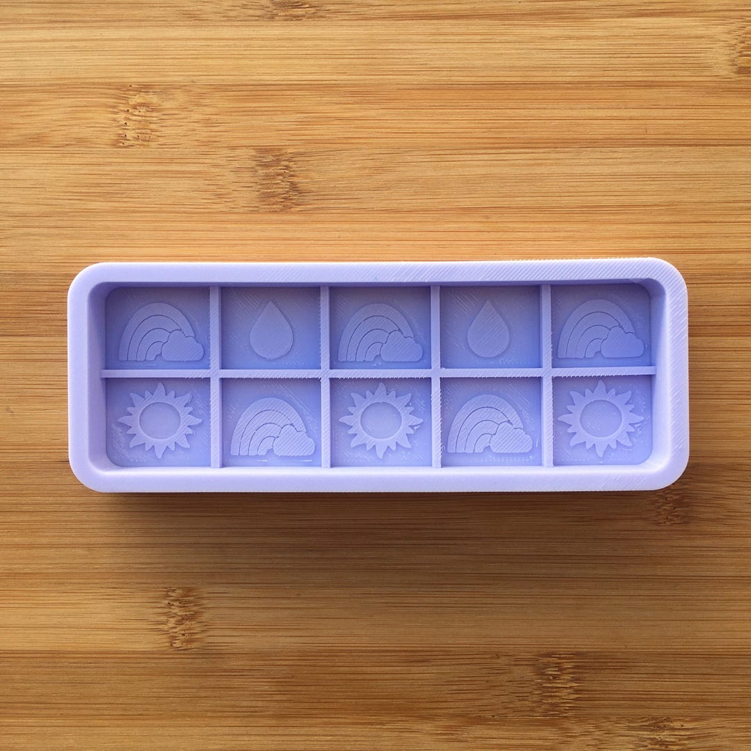 Spring Wax Melt Snap Bar Silicone Mold - Etsy
