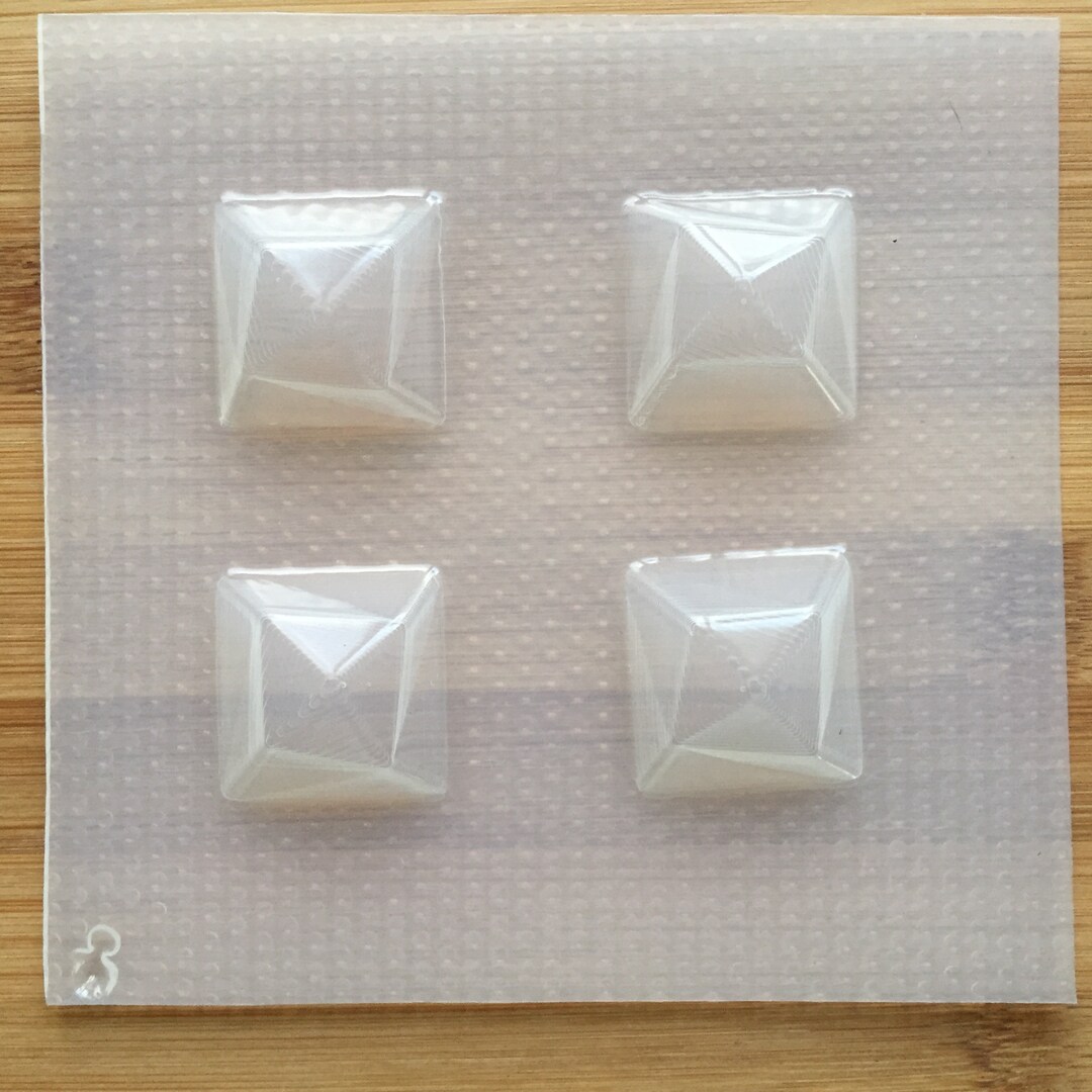 Square Gemstone Plastic Mold Resin Mold Supplies Mould UV - Etsy