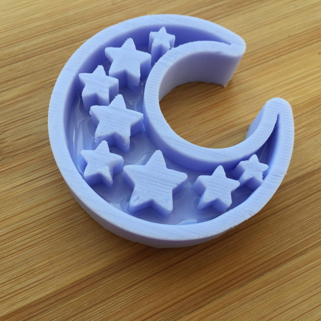 Crescent Moon Silicone Mold, Food Safe Silicone Rubber Mould for Resin ...