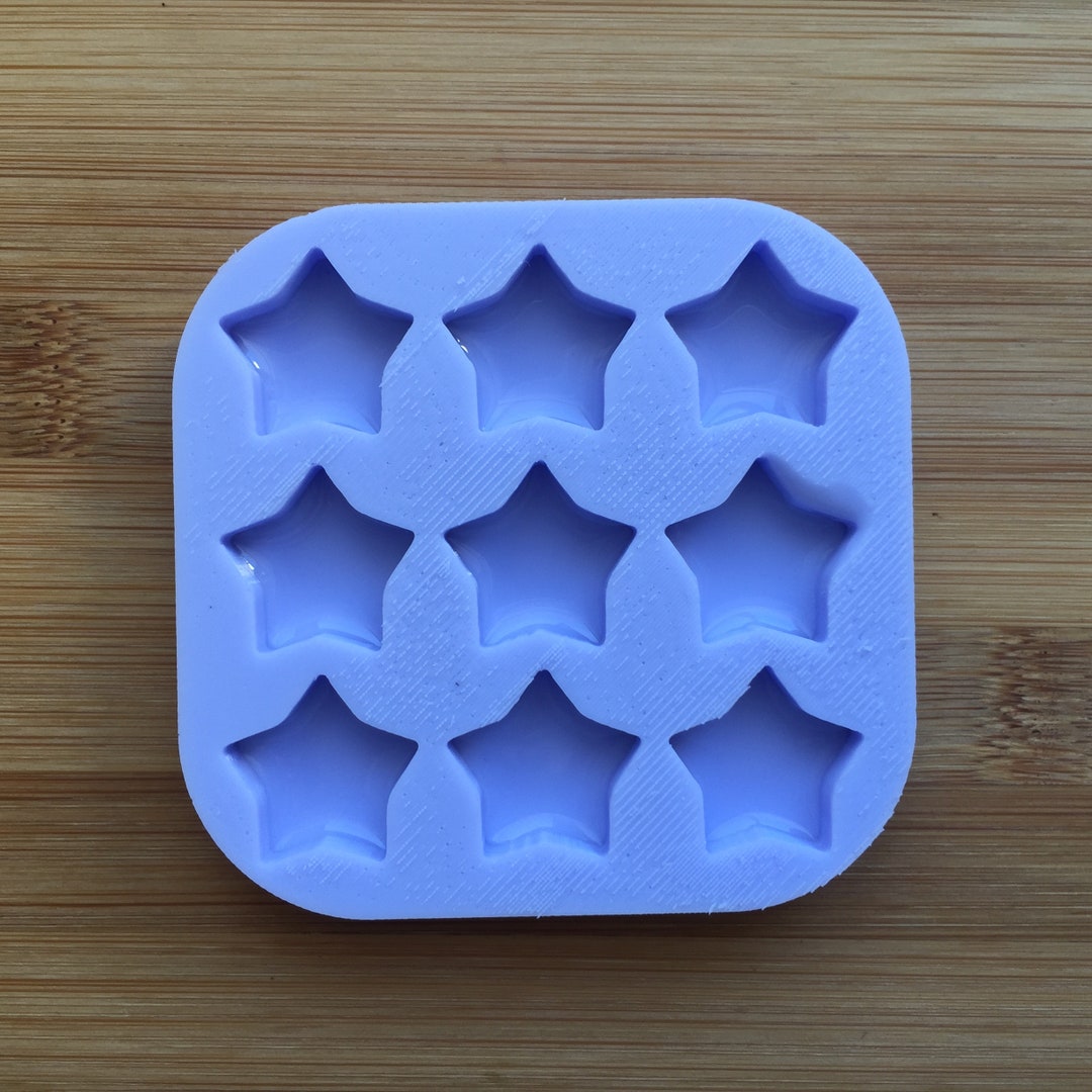 2 Cm Star Silicone Mold, Food Safe Silicone Rubber for Resin Polymer ...