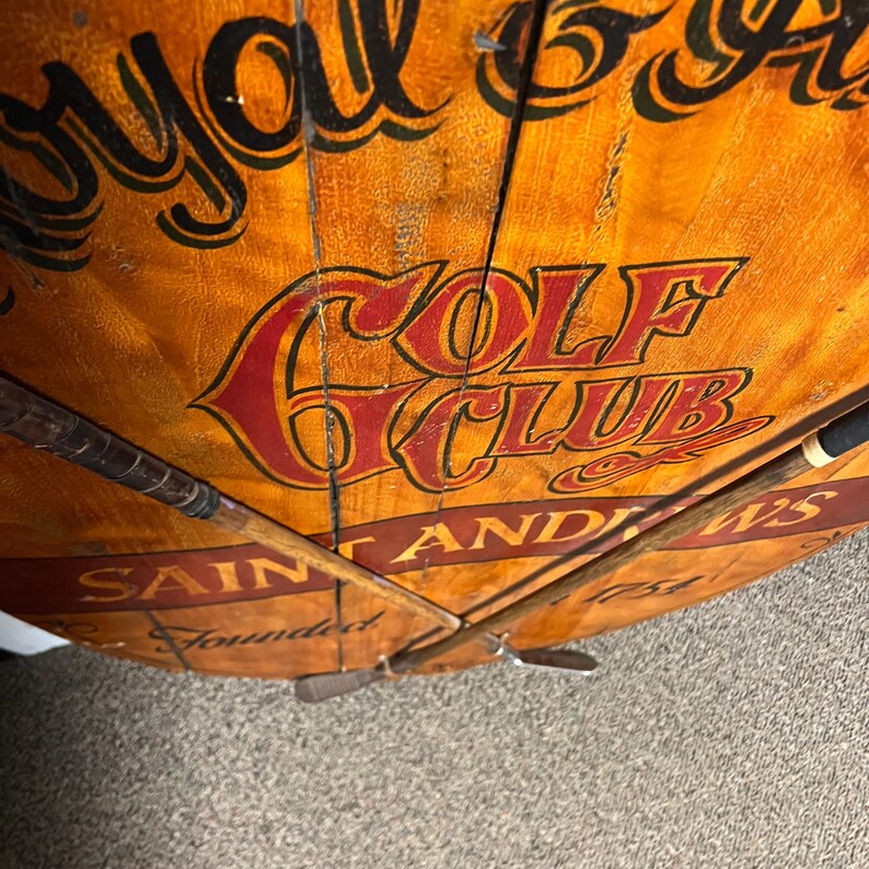 Vintage Saint Andrews Golf Sign - Etsy