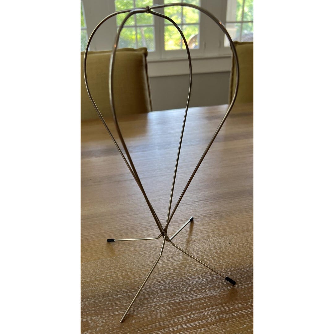 Vintage Wire Hat or Wig Rack Stand Display Tabletop Good for Staging - Etsy