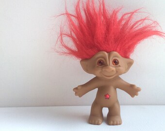 Red hair troll | Etsy