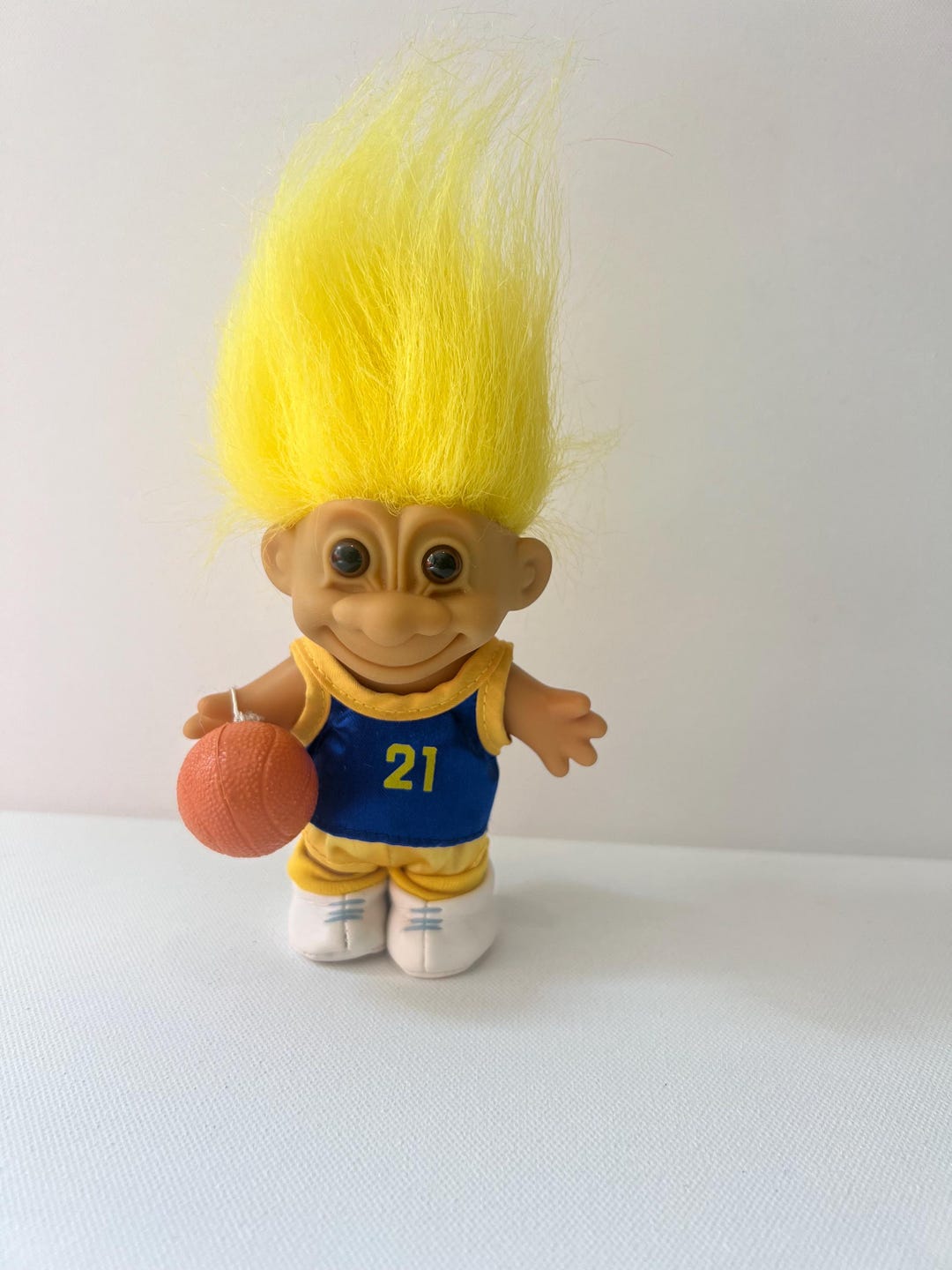 Vintage Russ Troll Doll, 90s Troll, Basketball Troll, Sports, Ball ...