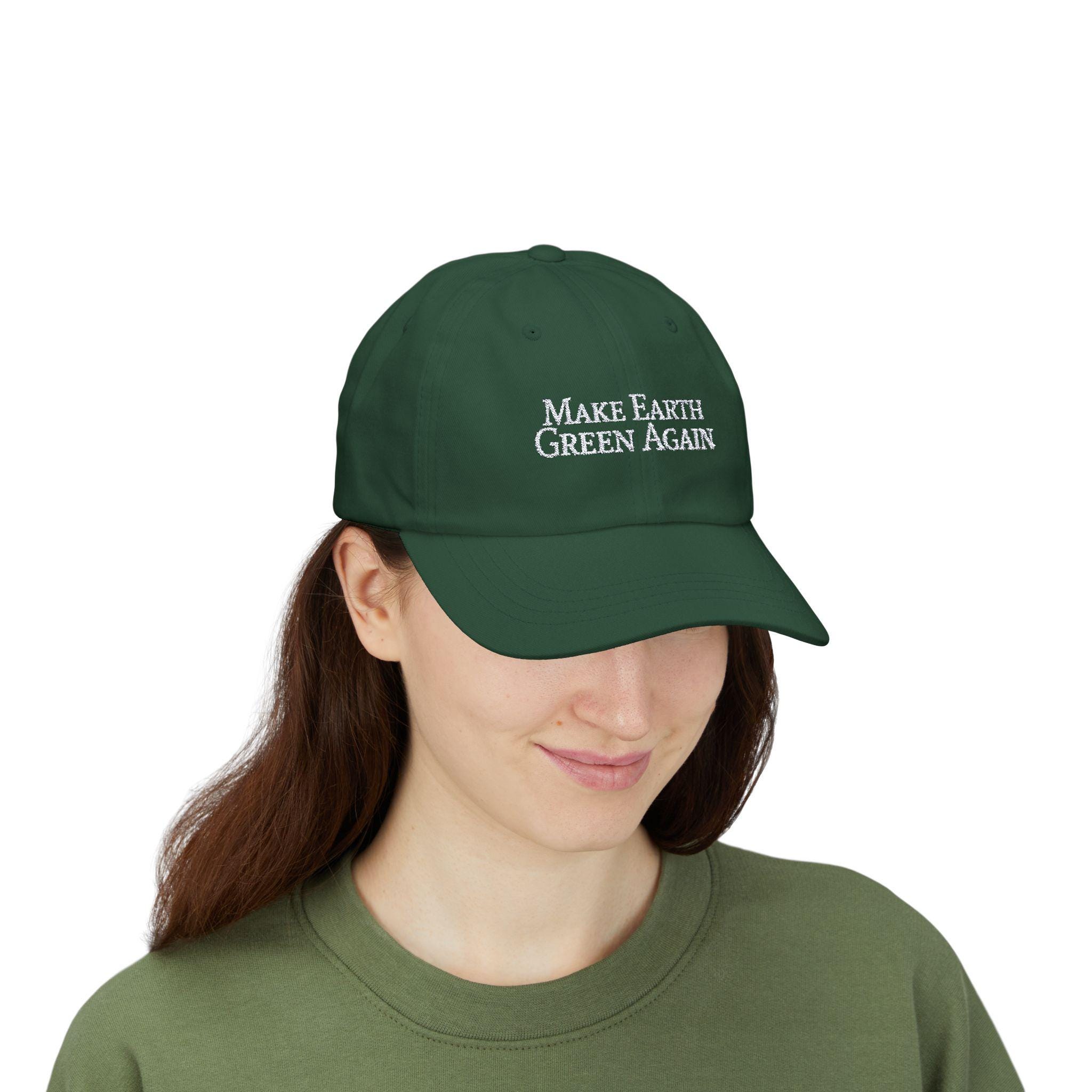 Make Earth Green Again Classic Dad Cap - Eco-friendly Hat for Men ...