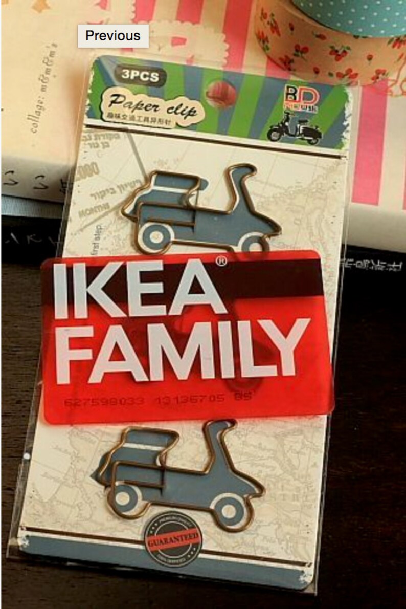 Big Clips Set |motor Bike | Erin Condren Planner Organization ...