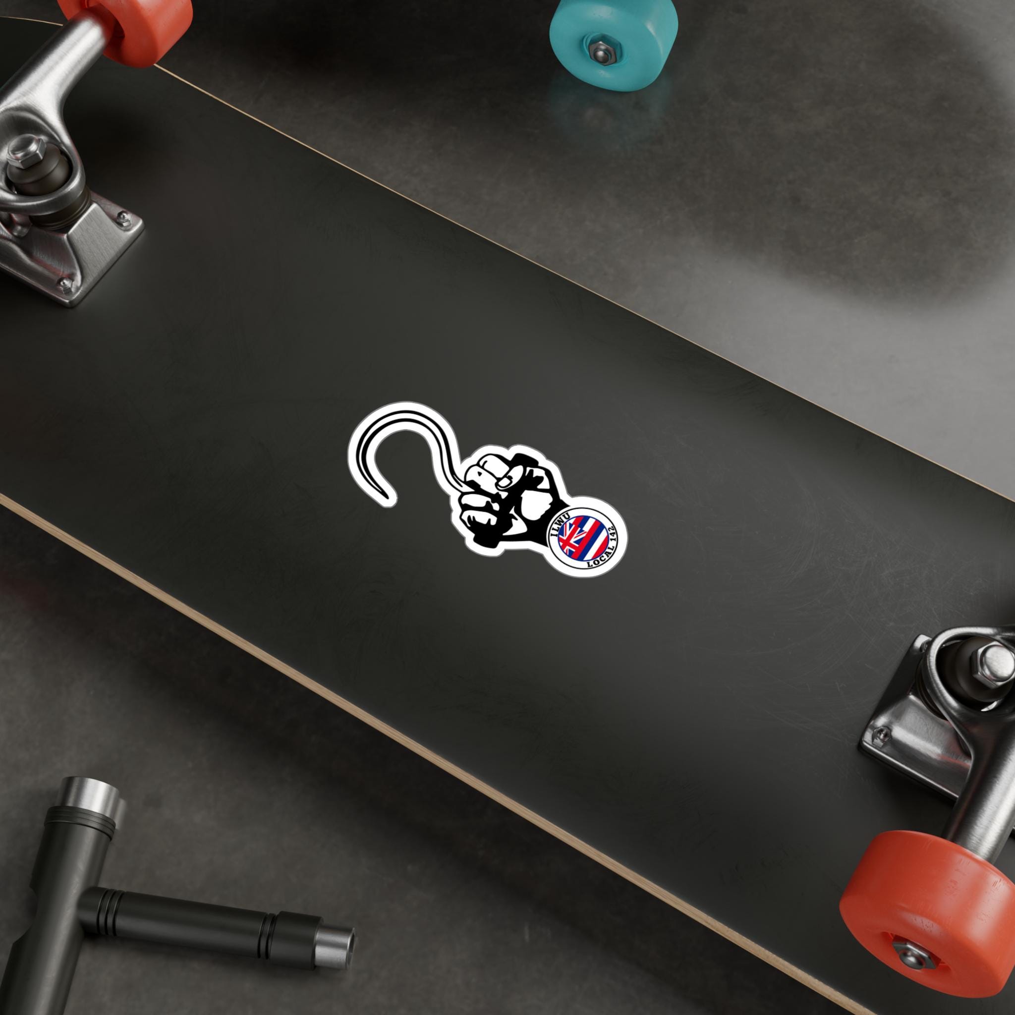 Hawaii ILWU Longshoremen Hook Vinyl Decal | Stevedore Hook Sticker - Etsy