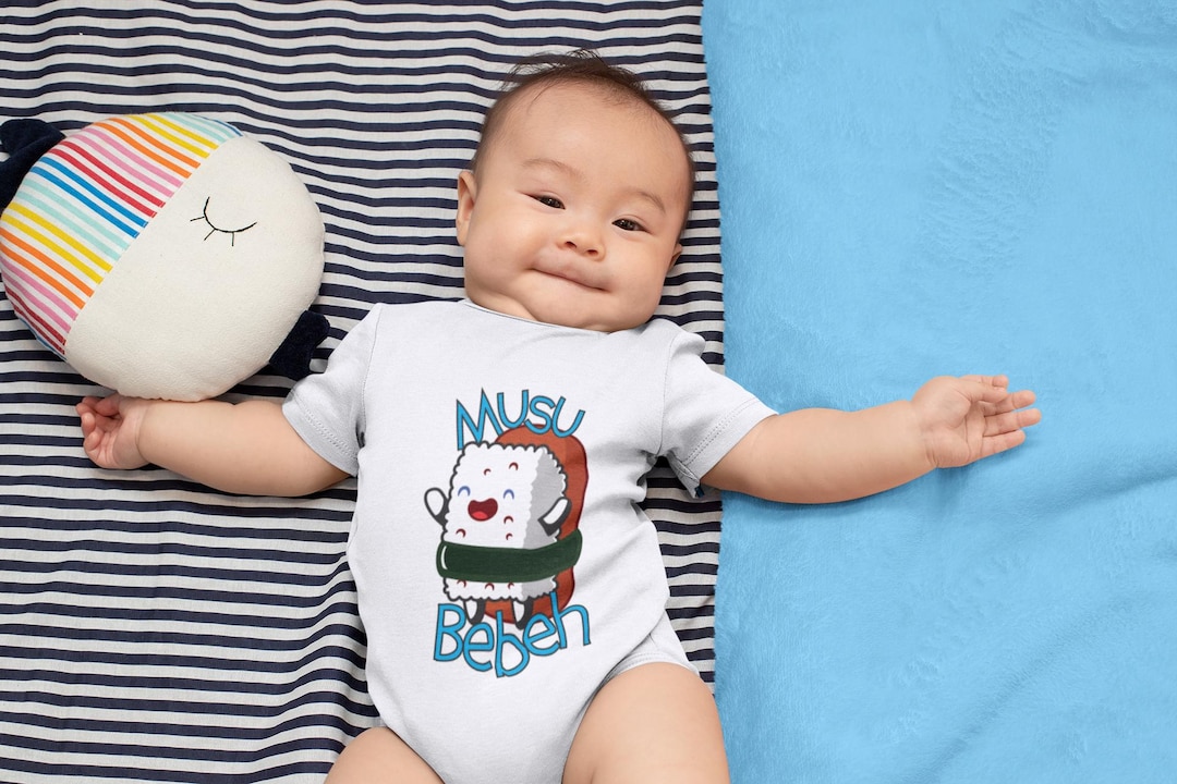 Infant Onesie, Spam Musubi Baby Outfit, Cute Baby Bodysuit, Foodie Baby ...