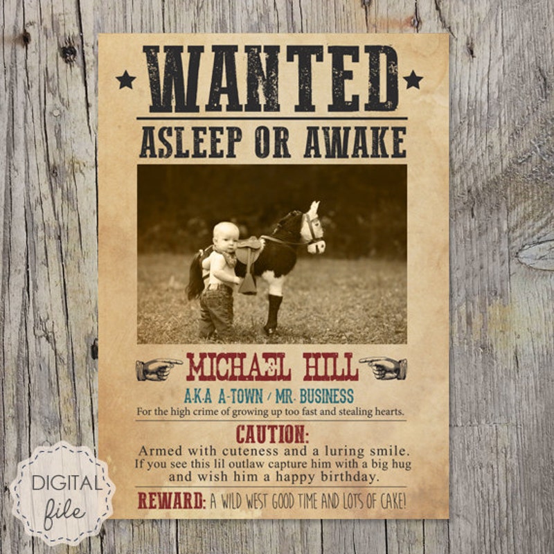 Wanted Poster - Etsy