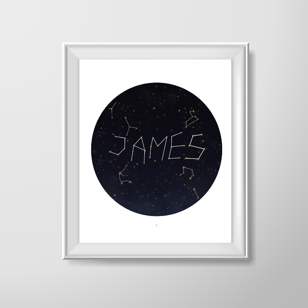 Nursery Constellation Name - DIGITAL FILE! - Etsy