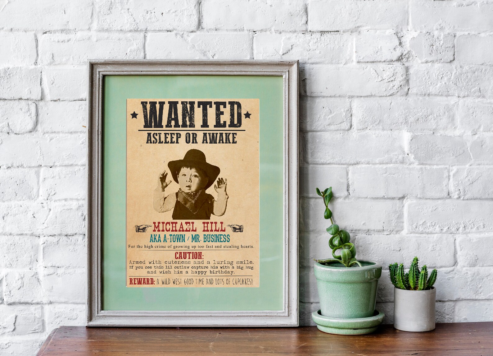Birthday Poster Wanted Theme DIGITAL FILE - Etsy