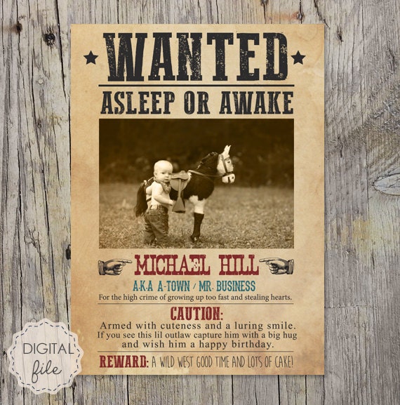 Western Wanted Poster Sayings