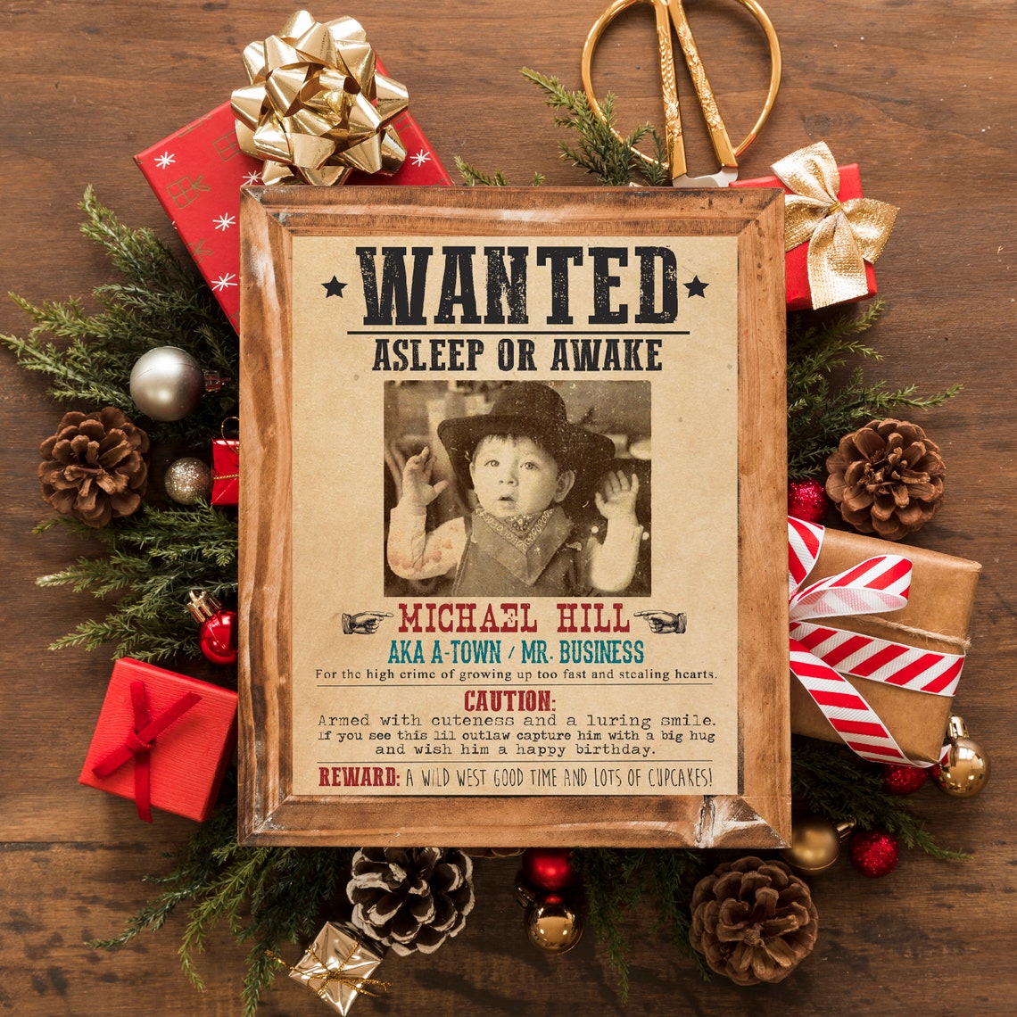Birthday Poster Wanted Theme DIGITAL FILE - Etsy