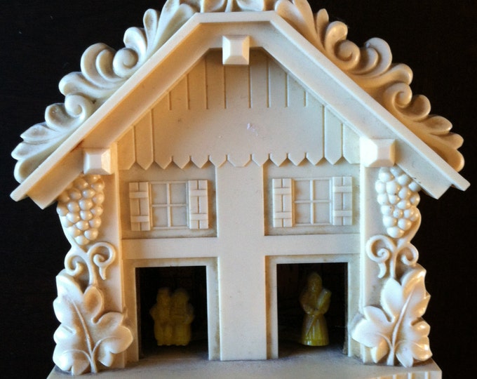 Vintage Mystic Witch Weather Forcaster Barometer Thermometer, HANSEL ...