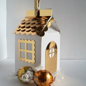 Gold Boxes Set of 10. Gold Christmas. Candy Boxes. Winter Wedding ...