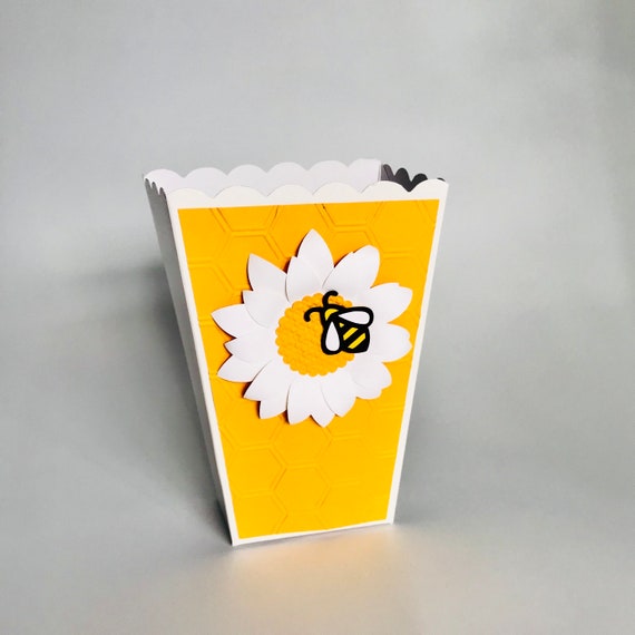 Bee Baby Shower First Bee Day Popcorn Boxes Bee 1st Birthday - Etsy