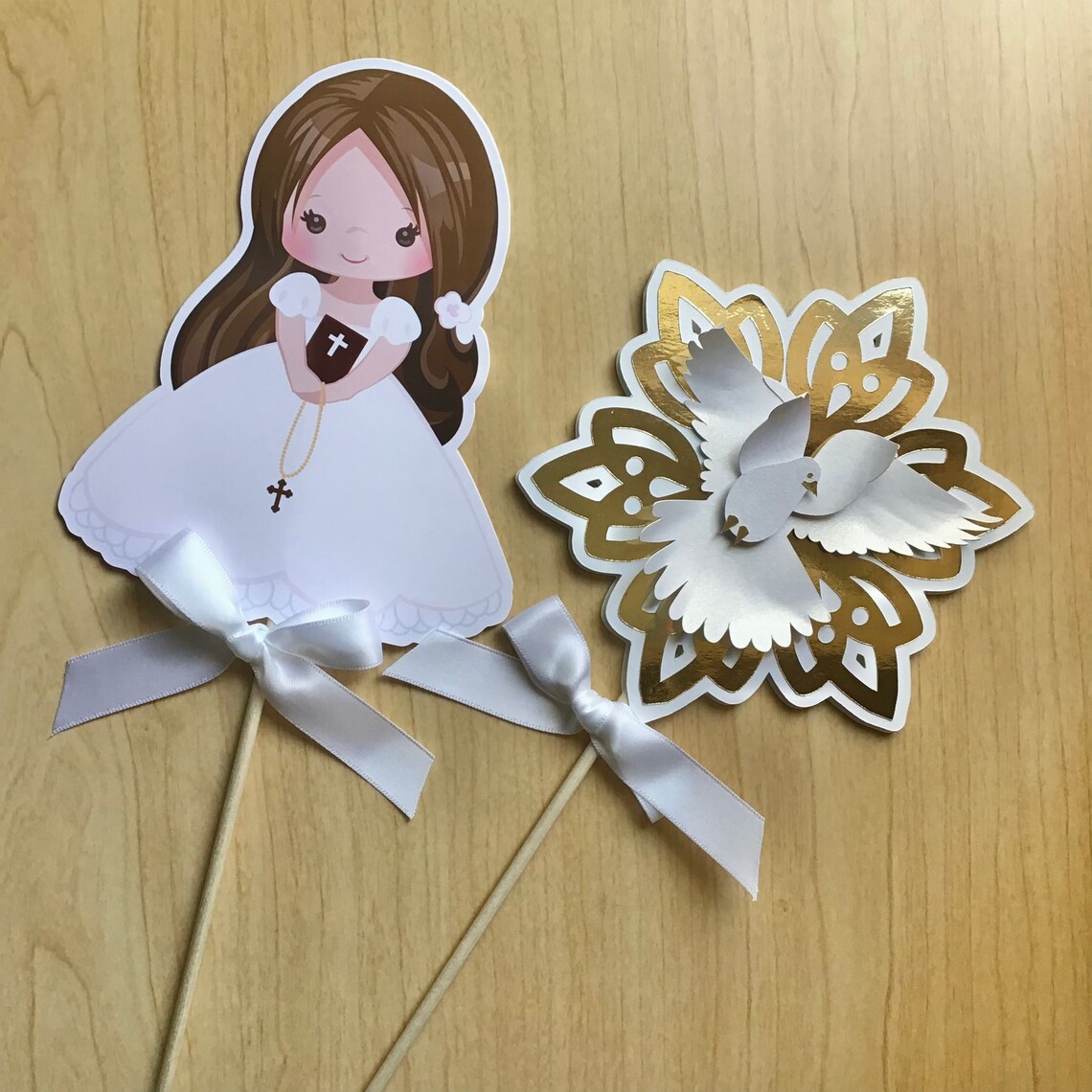 Communion Cake Topper Christening Cake Topper Baptism Cake - Etsy