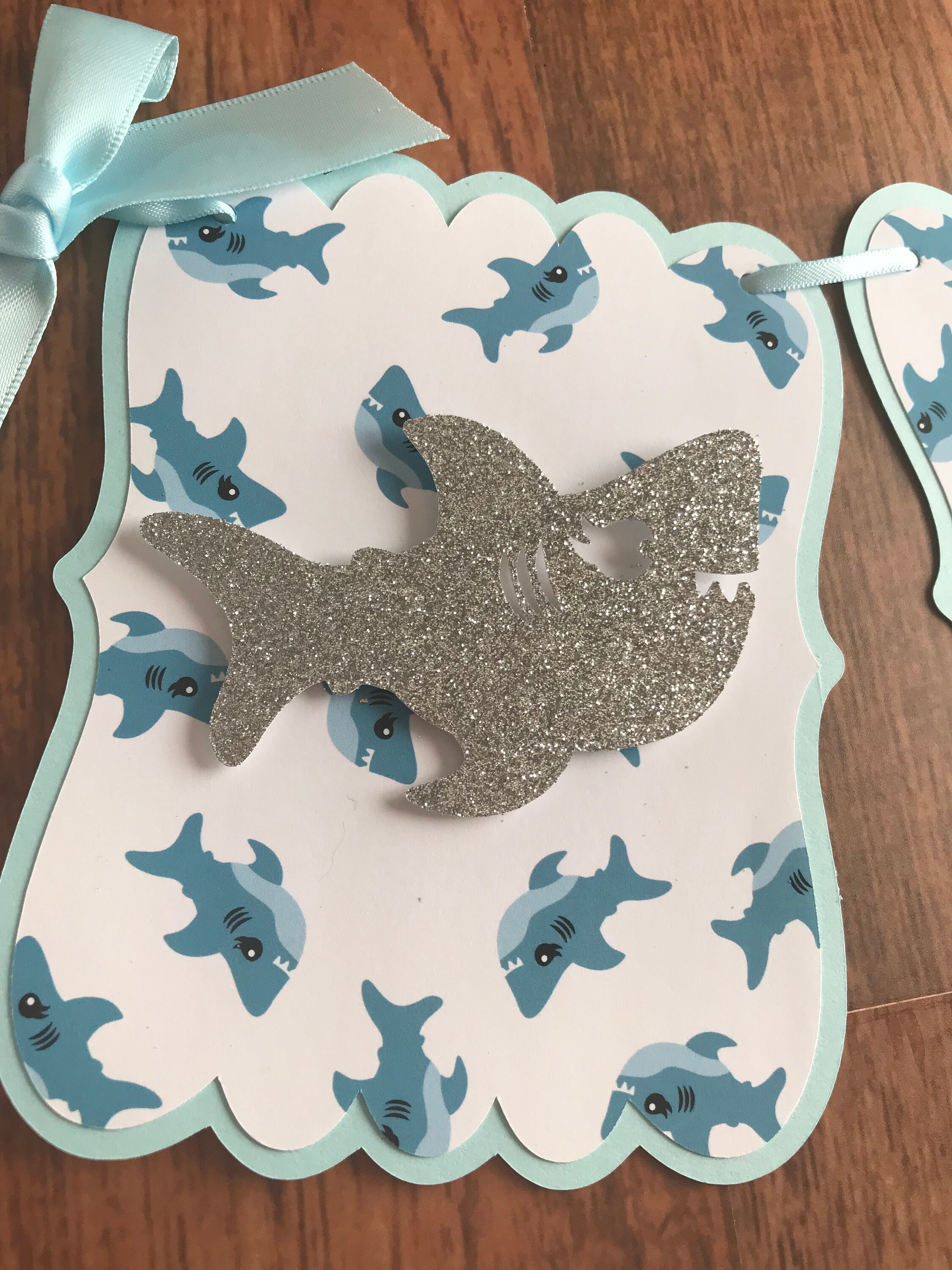 Baby Shark Birthday Banner, Shark Party Theme Decoration. - Etsy