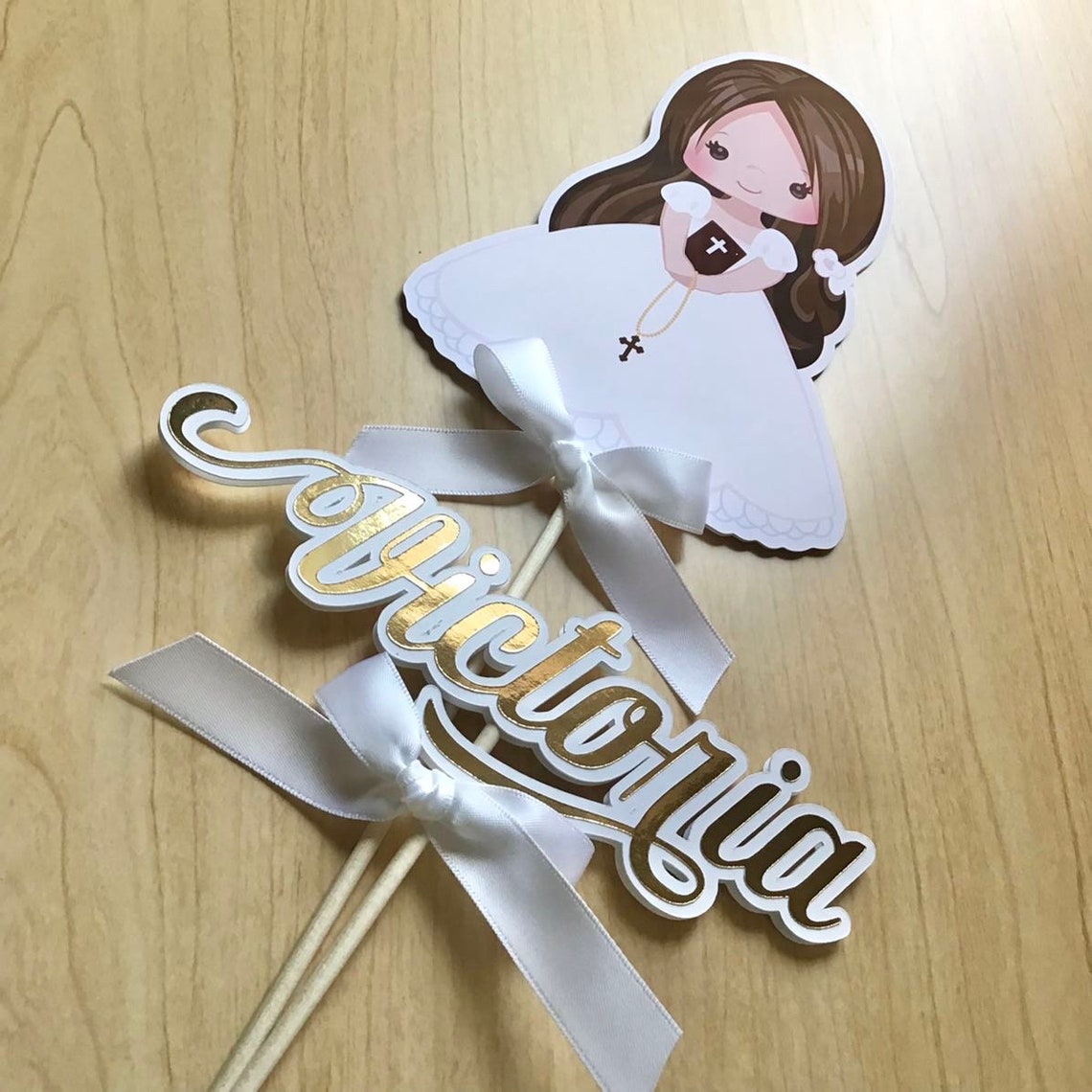 Communion Cake Topper Christening Cake Topper Baptism Cake - Etsy