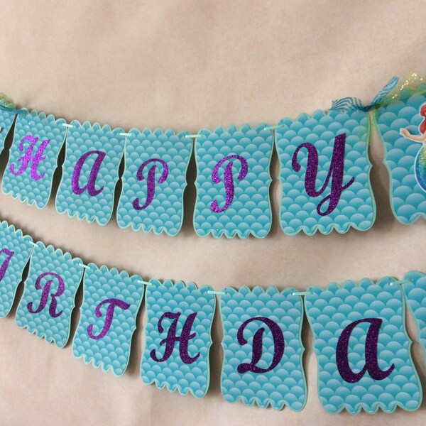 The Little Mermaid Banner - Etsy