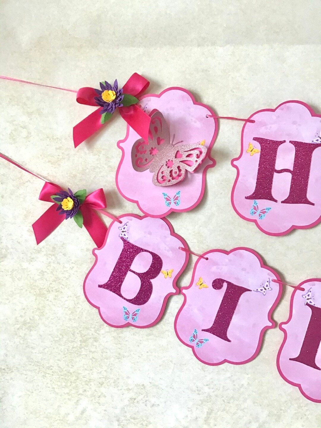 Fancy Nancy Birthday Banner, Fancy Nancy Party Theme Decoration. - Etsy