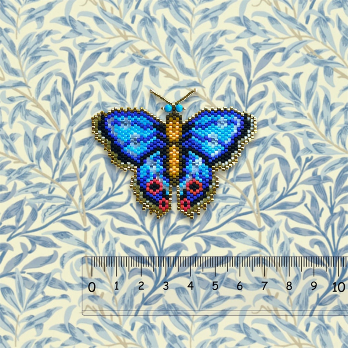 Blue Butterfly Pattern - Etsy
