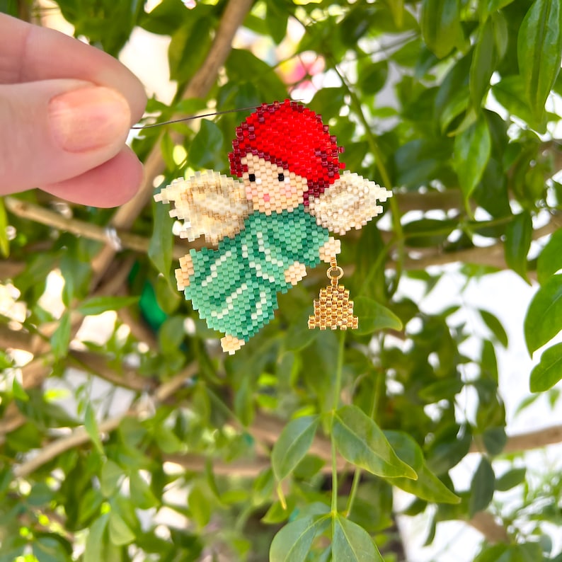 An Angel With the Gold Bell Pattern - Etsy