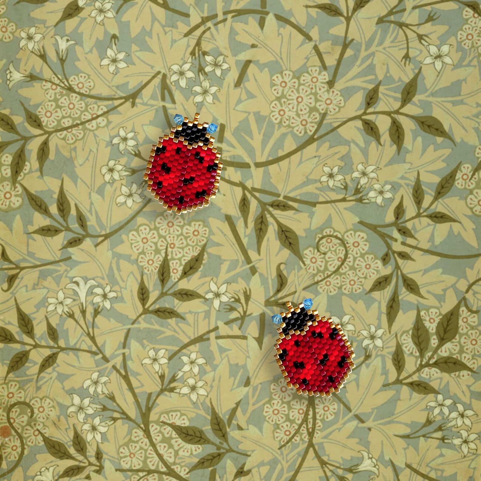 Ladybug Brick Stitch Pattern (digital Download) - Etsy