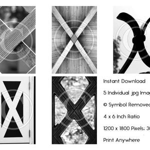 Letter X Alphabet Photography Instant Download of 5 Different Jpeg ...