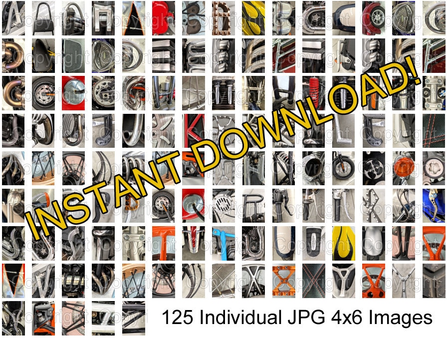 MOTORCYCLE Letter Art DOWNLOAD - 125 Images Full Color - Create ...