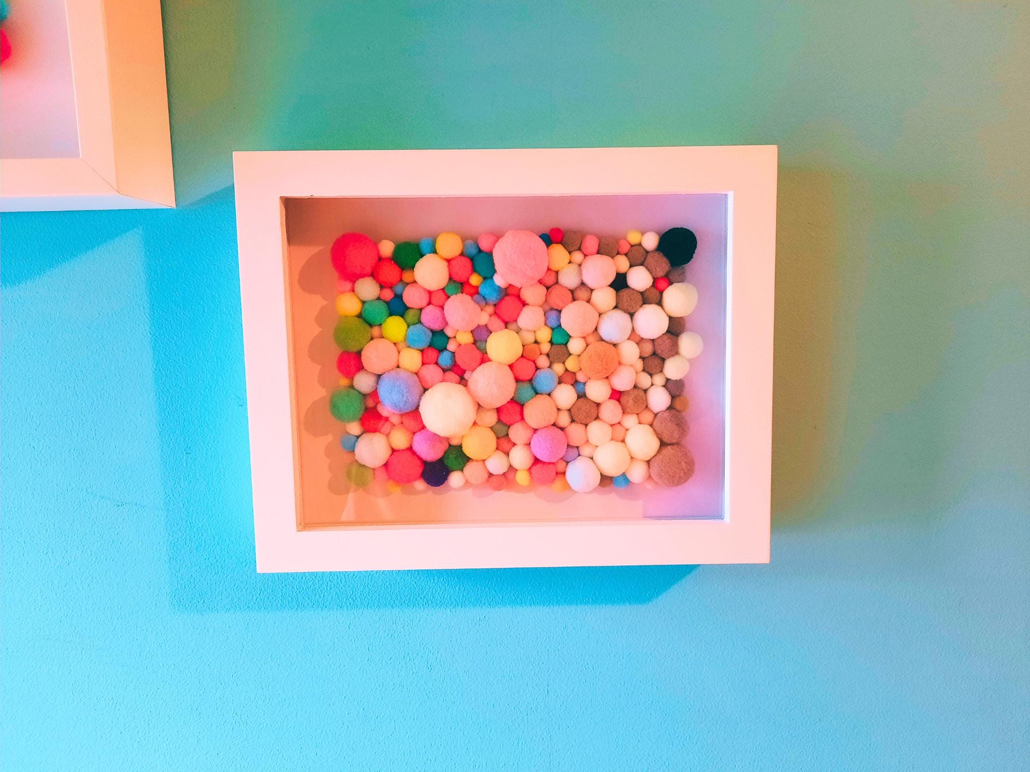Colorful Wall Art Shadow Box Gift Decor Interactive 3D Art for Living ...