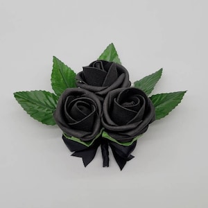 Black Corsages and Boutonnieres With Matching Bouquets Available ...