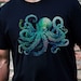 Octopus Shirt, Cute Octopus Tee Shirt, Octopus Icon Tee Top, Squid T ...
