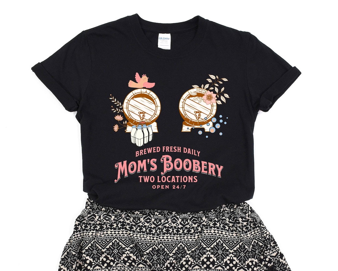 Moms Boobery Shirt, Breastfeeding Gift Shirt, Pumping Tee, New Mom Gift ...