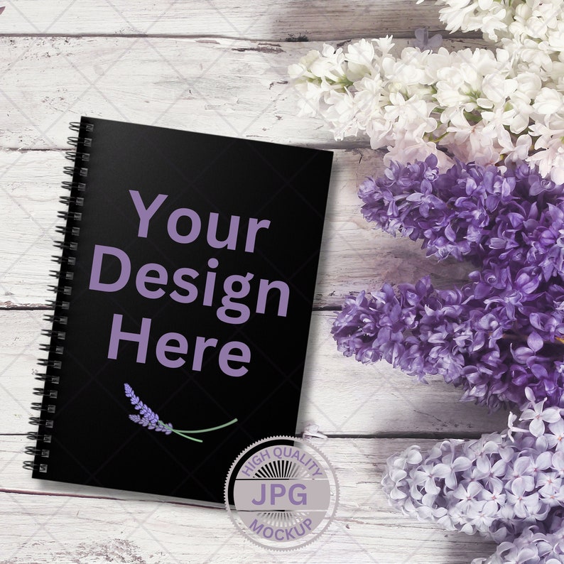 Spiral Notebook Mock Up, Notebook Mockup, Diary Mockup, Journal Notepad ...