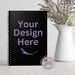 Spiral Notebook Mock Up, Notebook Mockup, Diary Mockup, Journal Notepad ...