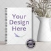 Spiral Notebook Mock Up, Notebook Mockup, Diary Mockup, Journal Notepad ...