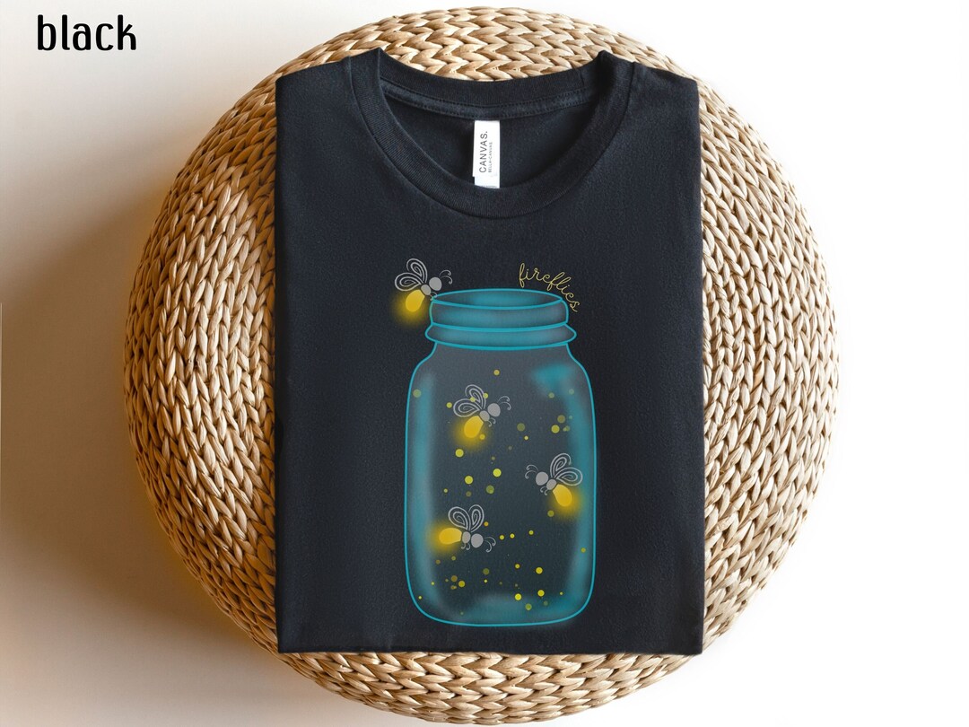 Firefly Shirt, Cute Lightning Bug T-shirt, Womens Fireflies Tee, Summer ...