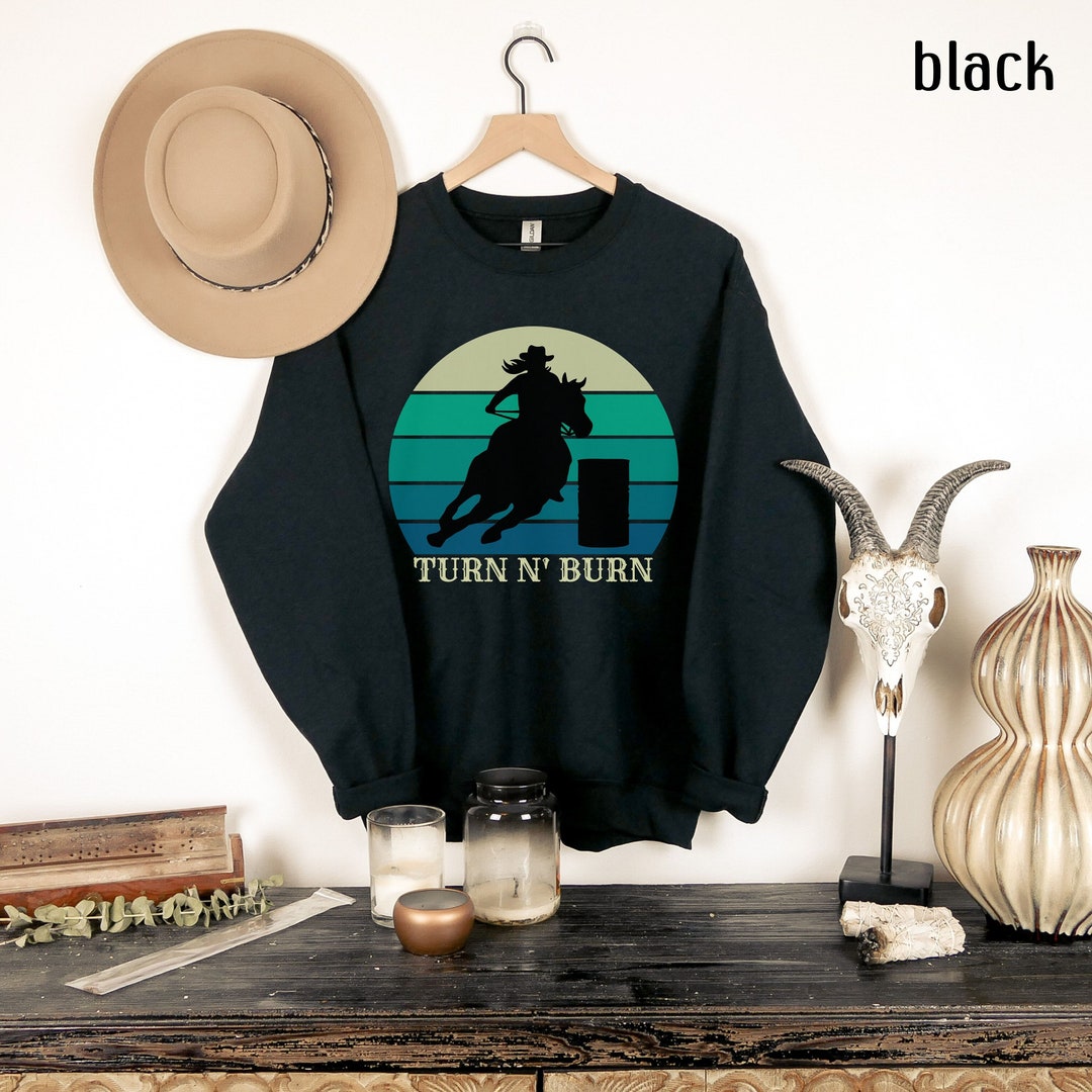 Youth Ladies Barrel Racing Horse Sweatshirt Gift for Barrel Race ...