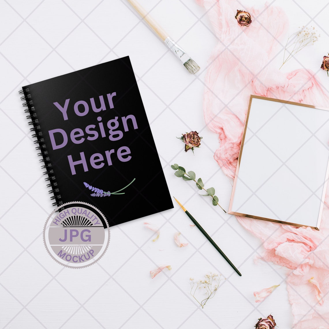 Spiral Notebook Mock Up, Notebook Mockup, Diary Mockup, Journal Notepad ...