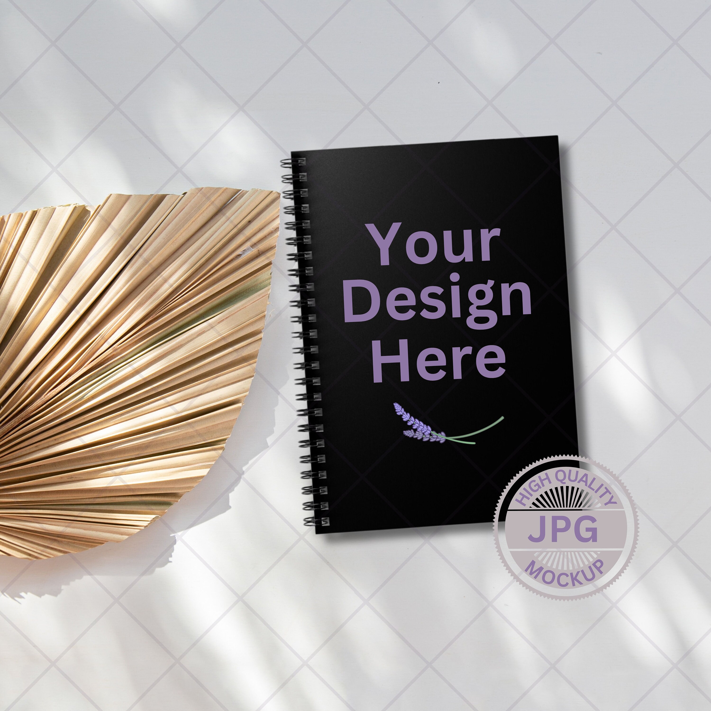 Spiral Notebook Mock Up, Notebook Mockup, Diary Mockup, Journal Notepad ...