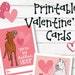 Printable Horse Valentine's Day Cards Horse Classroom - Etsy