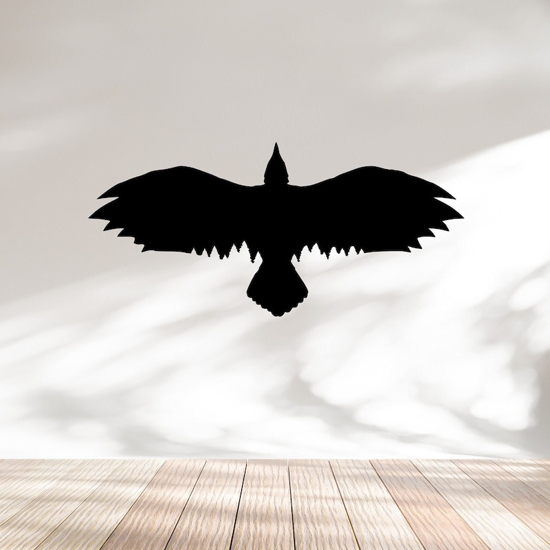 Crow Silhouette - Etsy