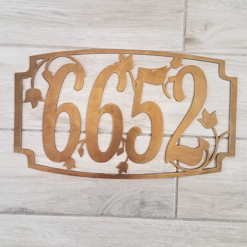 Decorative House Numbers - Etsy